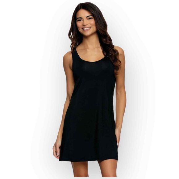 Felina | Tops | Felina Modal Tank Chemise Black Medium 79m | Poshmark